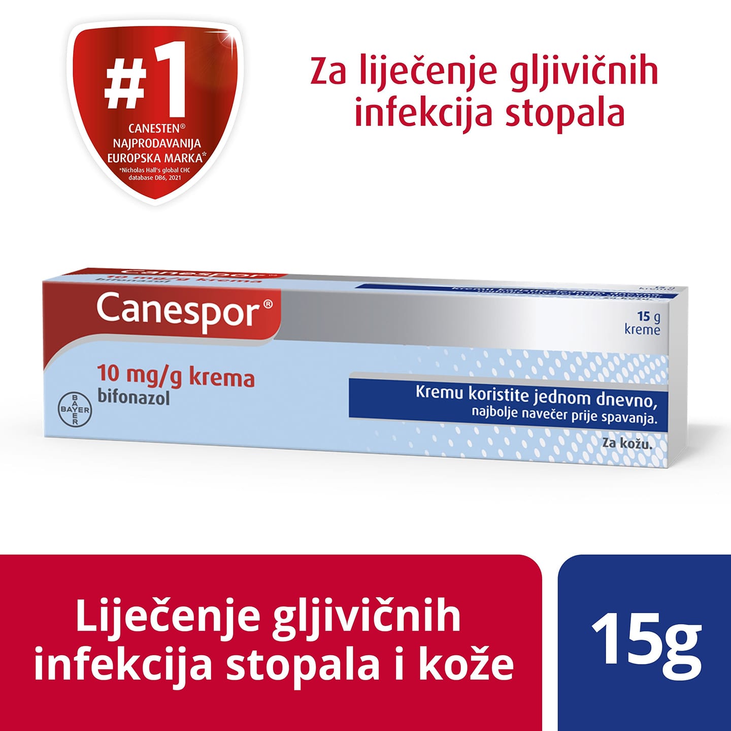 Canespor® 10 mg/g krema | Canesten proizvodi